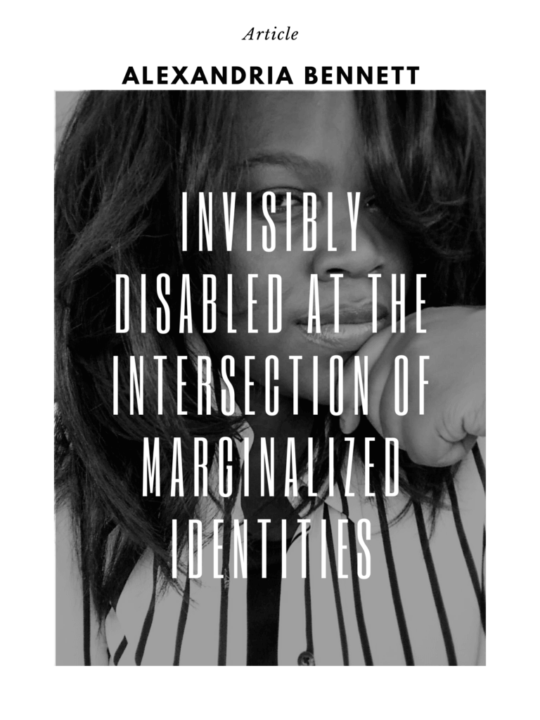 Invisibly disabled at the intersection of marginalized identities ...